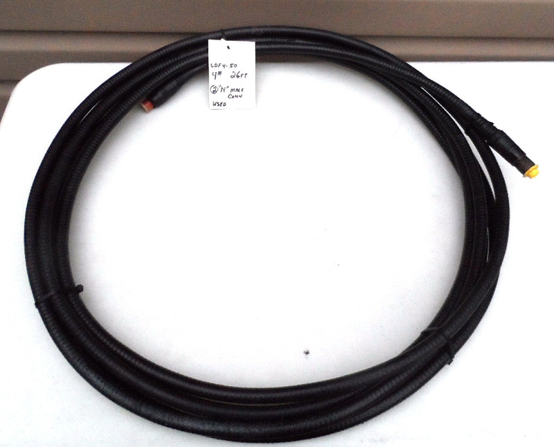 Andrew LDF4-50, 26 Feet of 1/2 inch Heliax Hard Line Used in Excellent ...