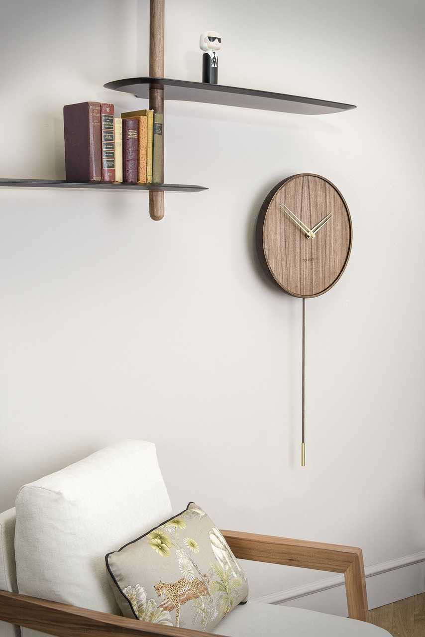 SWING CLOCK: Wooden Wall Clocks with Pendulum Design | Mondo