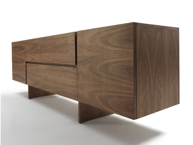 Aki Sideboard | Wooden Desk with Drawers - Mondo Collection