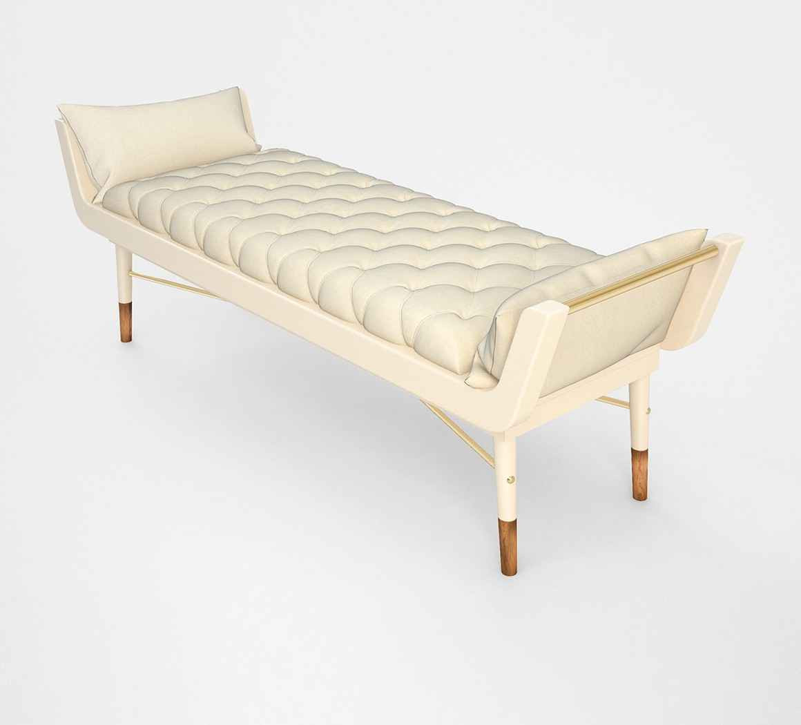 Crane Bench | Mid century Modern Interior | Mondo Collection