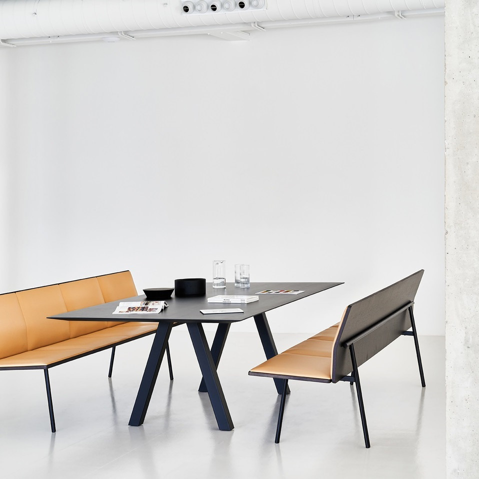 Trestle Triple Table from Mondocollection.com