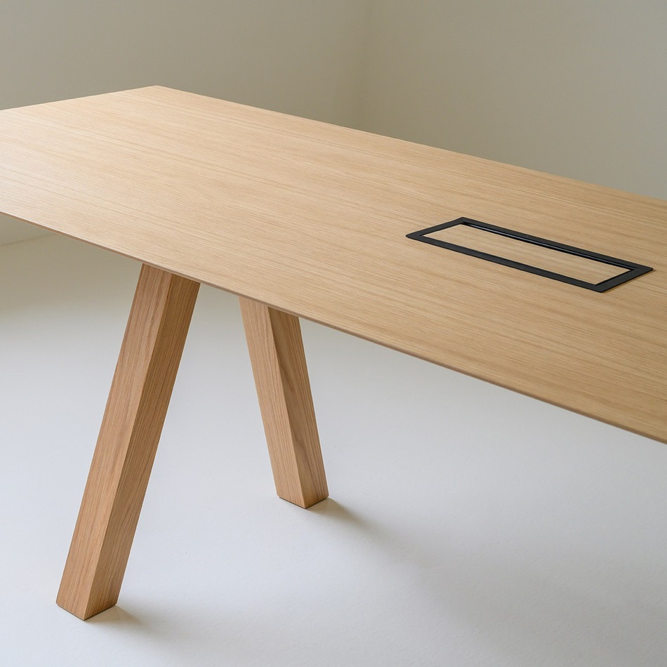 Trestle Triple Table from Mondocollection.com