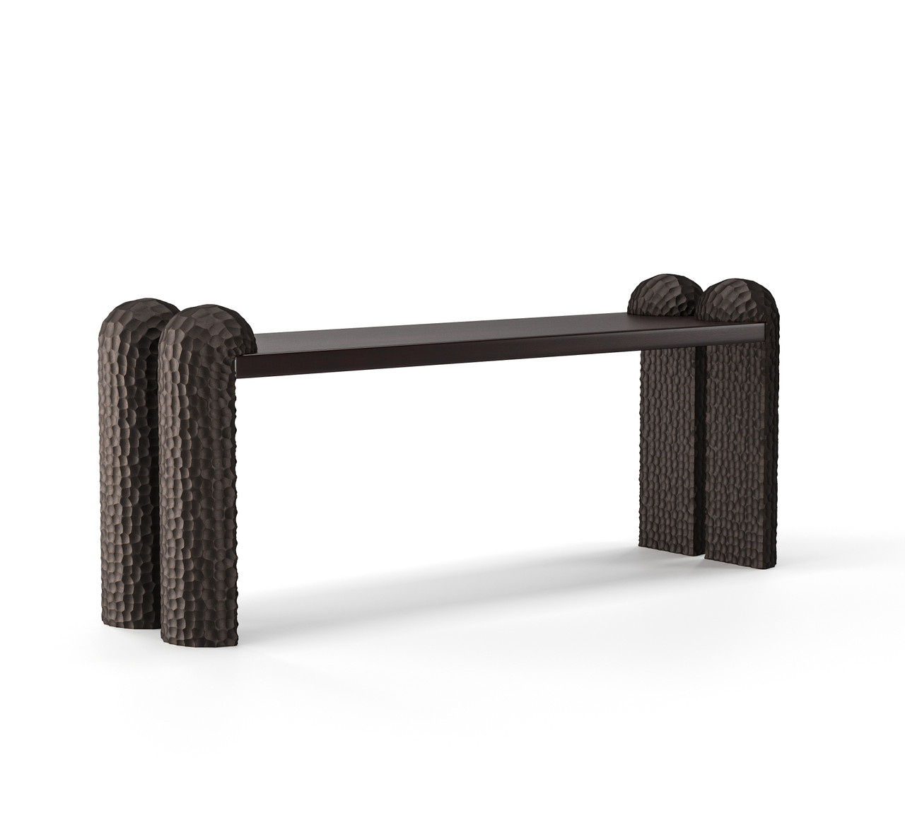 Black Forest Marble Console Table