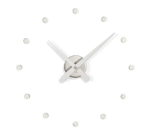 Rodon Large Chrome Wall Clock | Contemporary Wall Clocks
