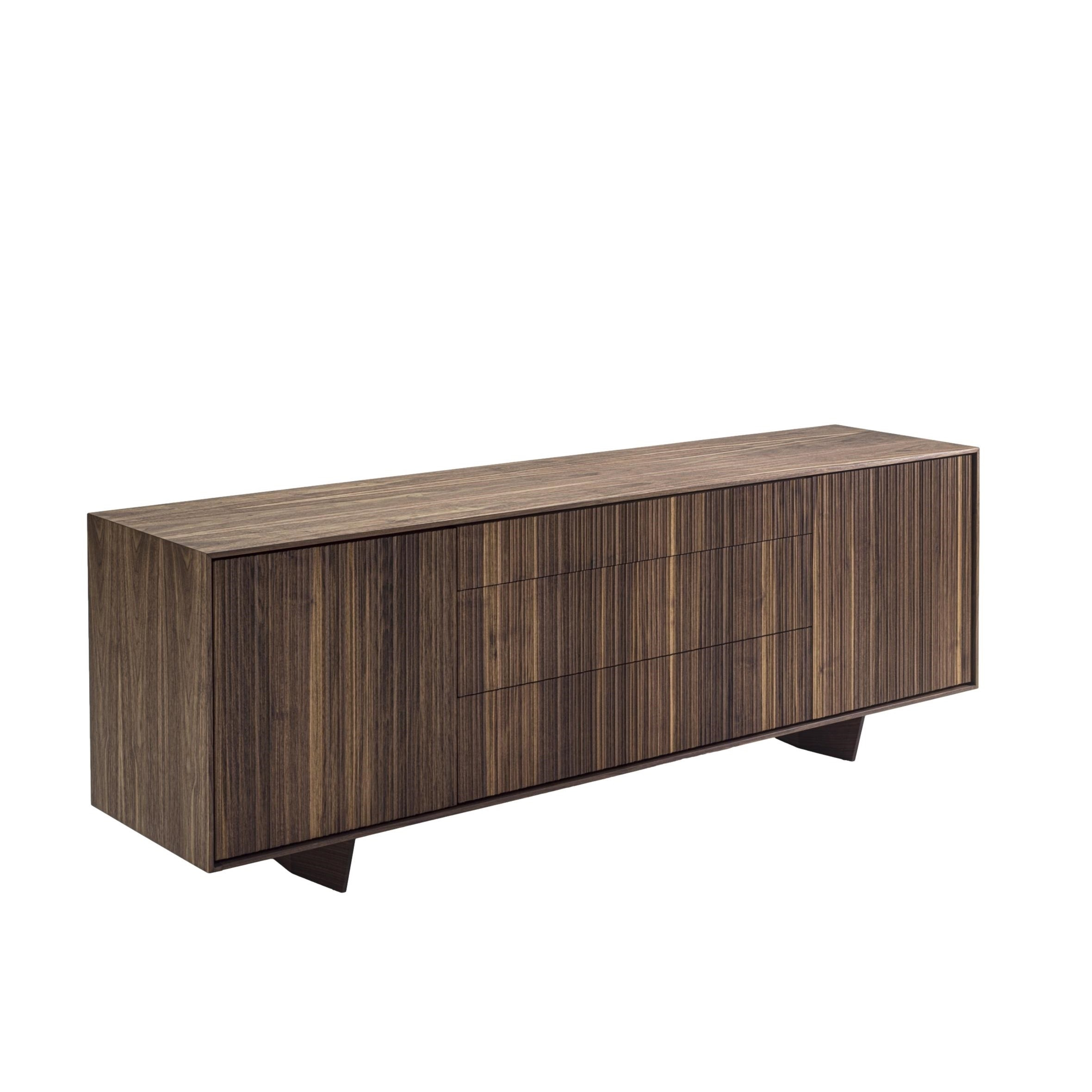 Aki Sideboard | Wooden Desk with Drawers - Mondo Collection