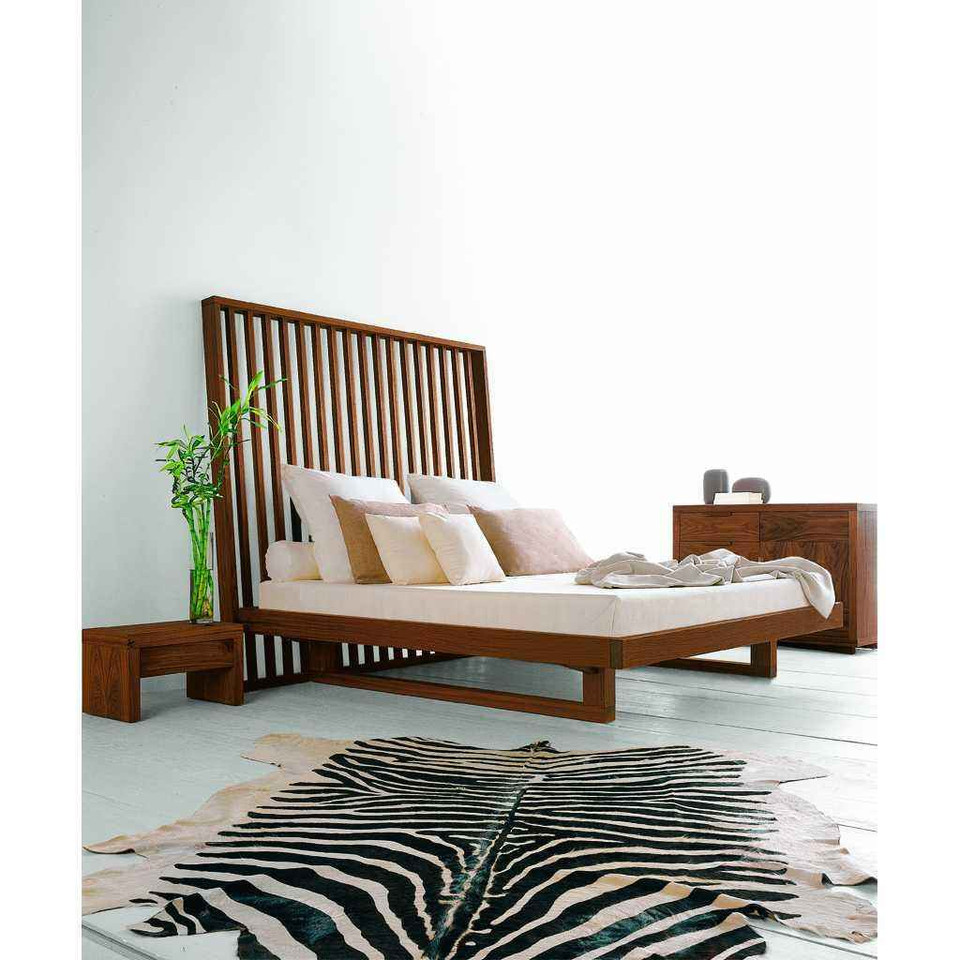 Adjustable Bed Night Bed | Luxury Walnut Bed Frame by Mondo