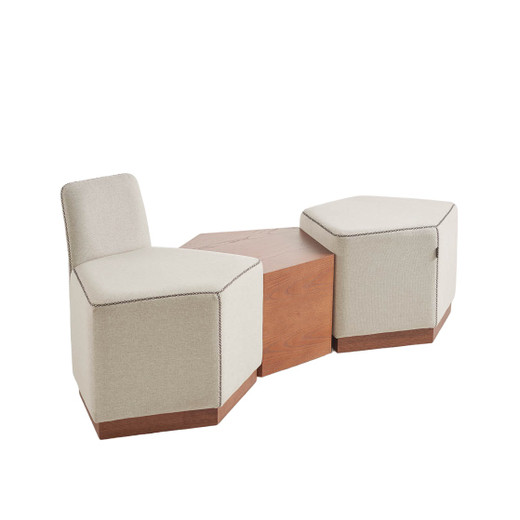 Order Modular sectional sofa with ottoman | Mondo Collection