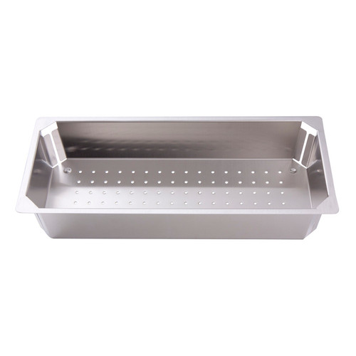 Square Colander 416 x 240mm Stainless Steel - WHO Bathroom Warehouse