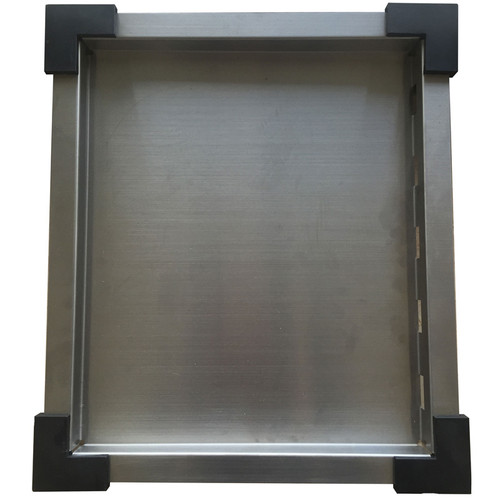 Square Tray with Side Hole 370 x 430mm Stainless Steel - WHO Bathroom ...