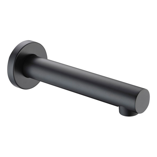 Yale Cylinder Spout 180mm Matt Black - WHO Bathroom Warehouse