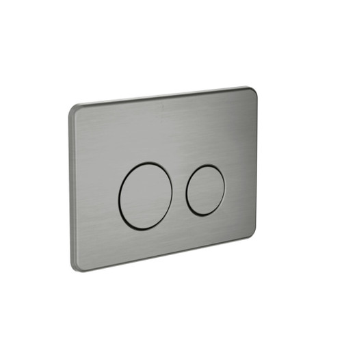 In Wall Toilet Push Plate GRAPHITE - WHO Bathroom Warehouse
