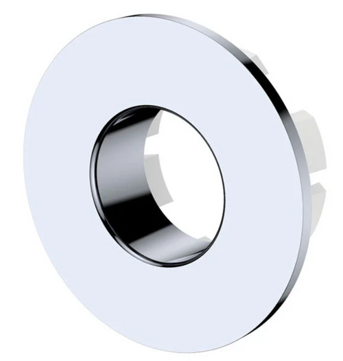 ROUND METAL BASIN OVERFLOW COVER - WHO Bathroom Warehouse