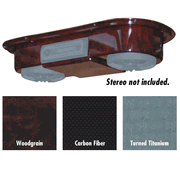 Universal Overhead Radio Console - Carbon Fiber | DIY Golf Cart Accessories