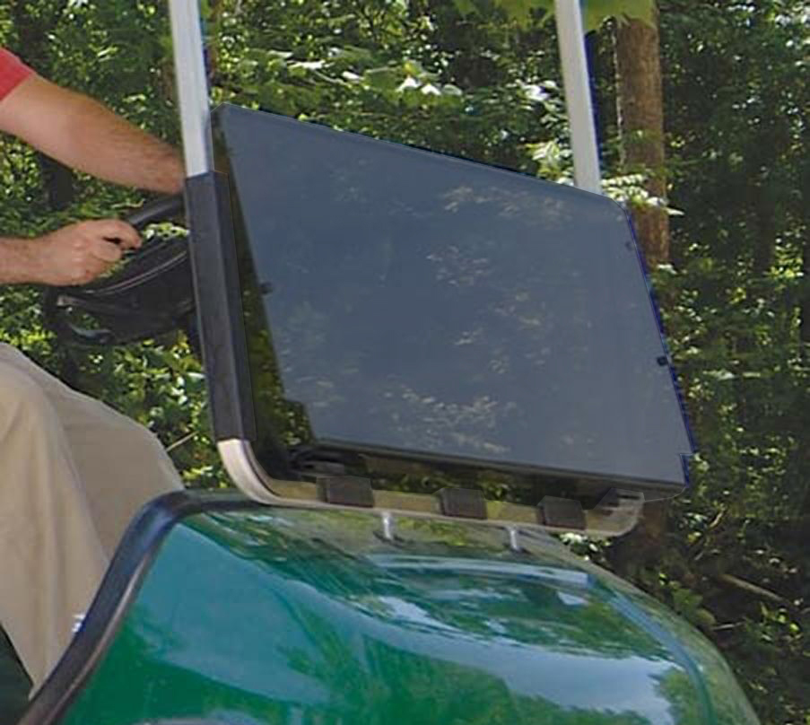 Yamaha G22 - Fold Down Tinted Acrylic 1/4" Windshield - Golf Cart ...