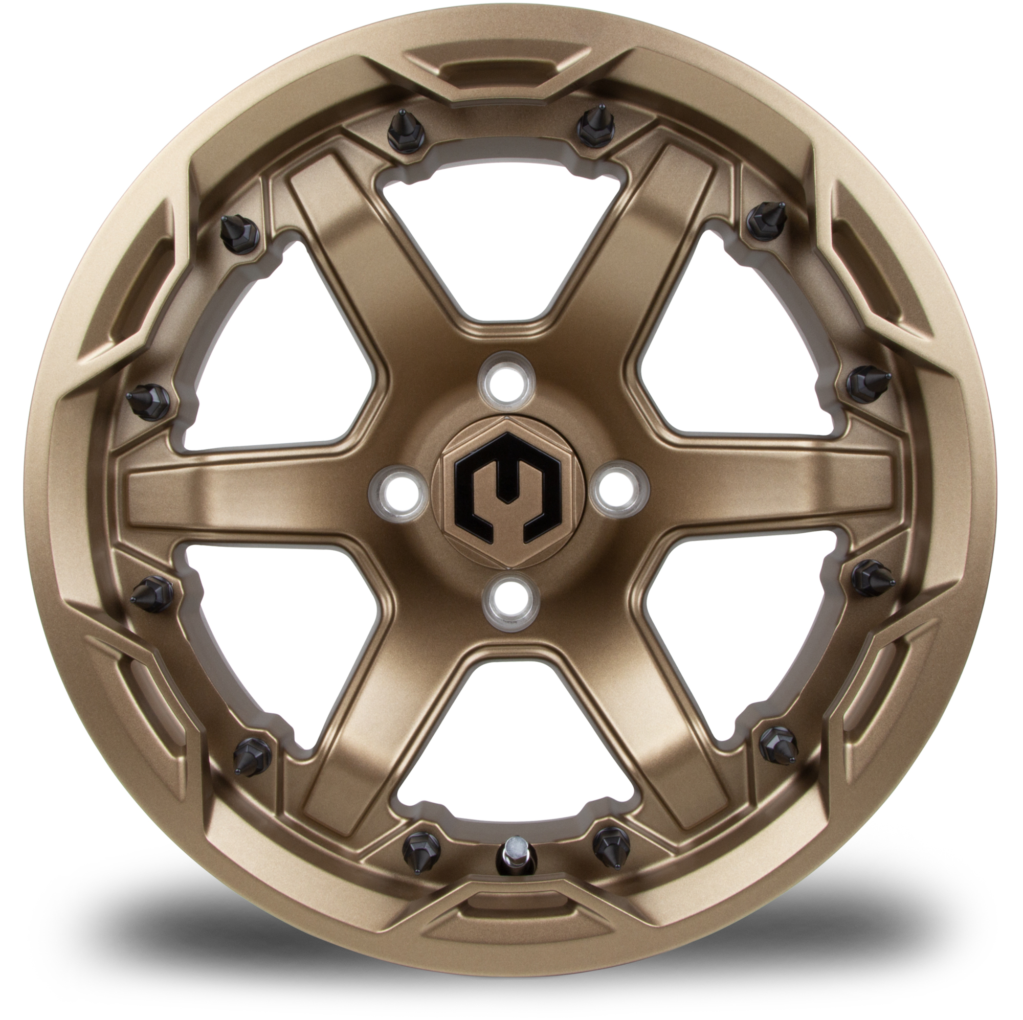 MODZ® 14" Gladiator Matte Bronze Golf Cart Wheel