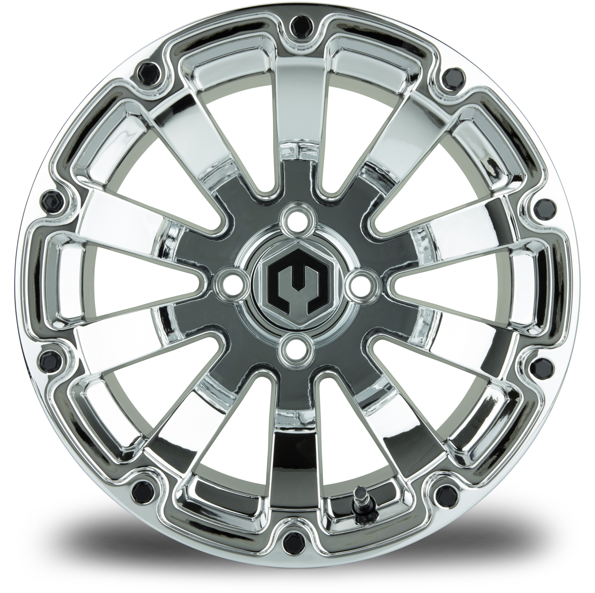 MODZ® 14" Bomber Chrome Golf Cart Wheel