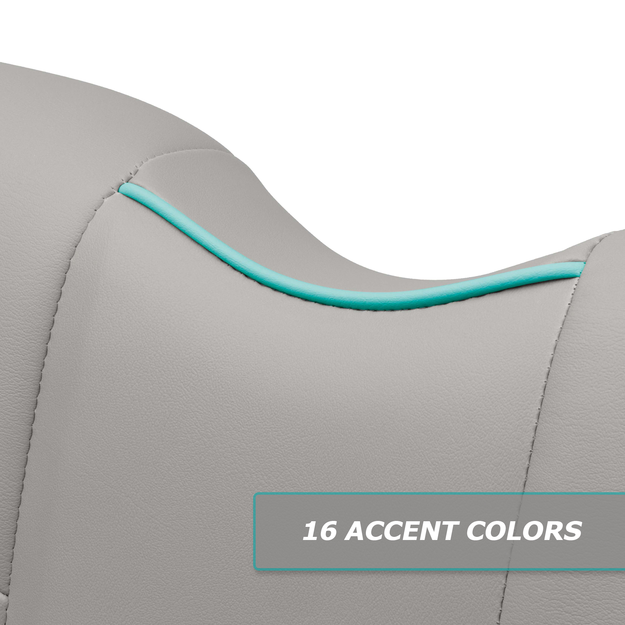 MODZ® FS1 Custom Front Seat - Gray Base - Choose Pattern and Accent Colors