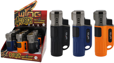 Get A Grip Rocket Quad Torch Lighter (12/240)
