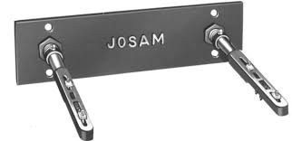 Josam 17125 Wall Mount Carrier with Non-Adjustable Concealed Arms