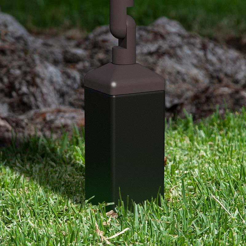 Commercial Sign Light Pedestal with 1/2" NPT Thread