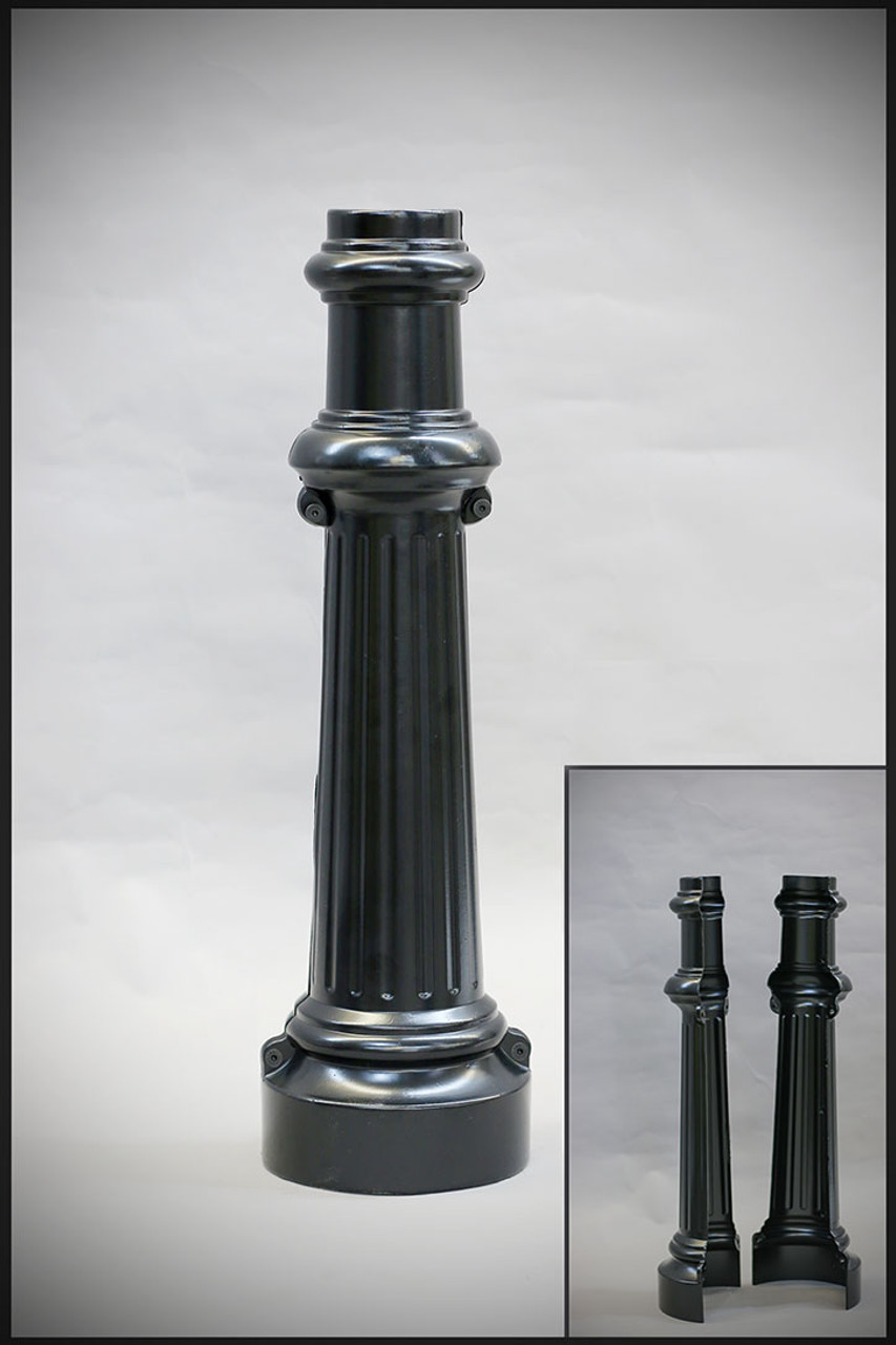 25" SPLIT Cast Aluminum Base