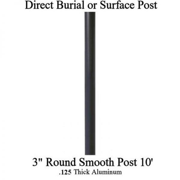3" Square 10 Foot Aluminum Post