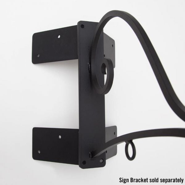 Corner Sign Bracket BAND IT Sign Bracket 201SS 1 Bolt Flared Leg