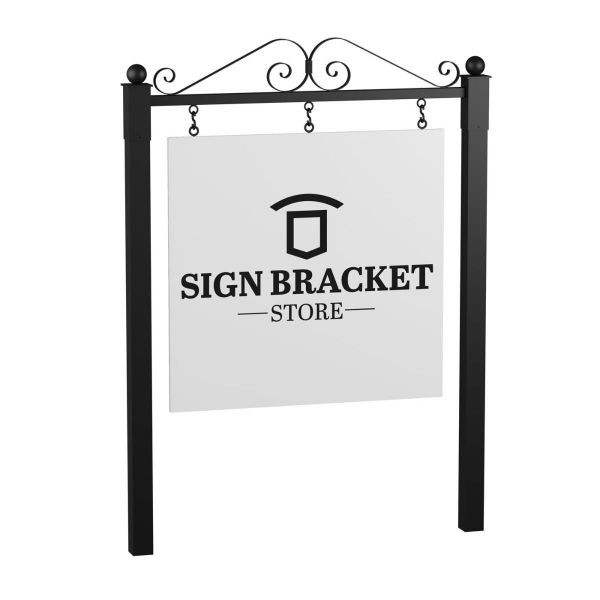 50" Ornamental Post and Panel System