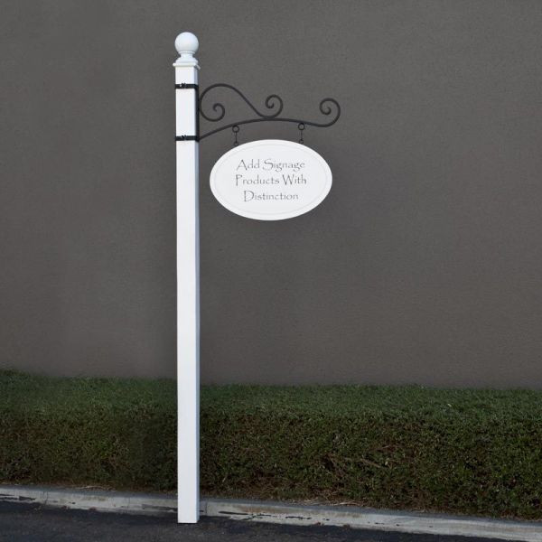 Milano Post Mount Sign Bracket