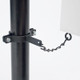 3" Diameter Post Mount Sign Stabilizer
