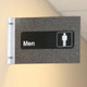 Direct Sign Mounts for 1/8" Substrate - Corridor Sign Holders