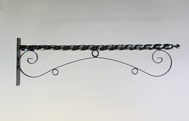 Lower Scroll Twisted Arm Blade Sign Bracket