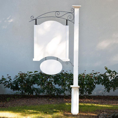 Nantucket Single Post and Panel Sign System