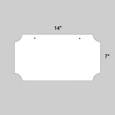 Traditional Aluminum Sign Blank