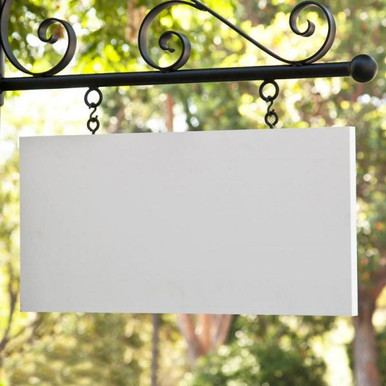 Rectangle Premier Cellular PVC Sign Blank with Square Corners