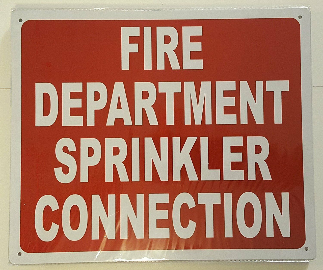 FIRE Department Connection Sign