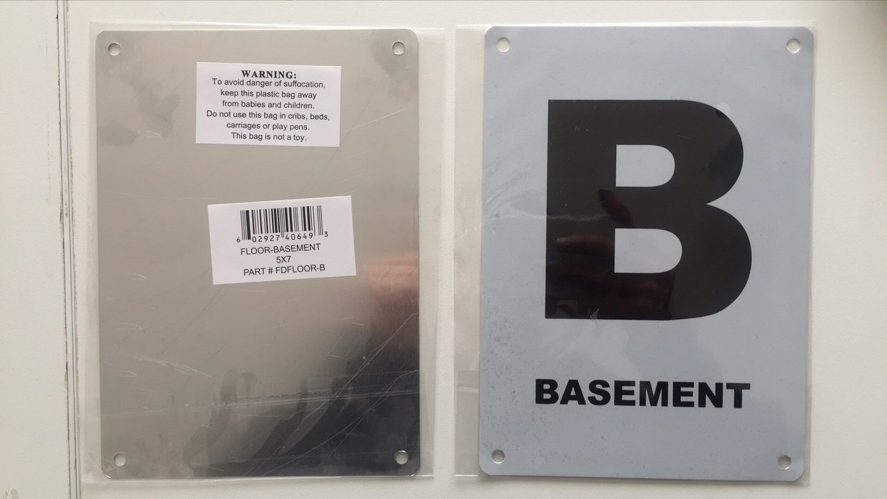 BASEMENT SIGN