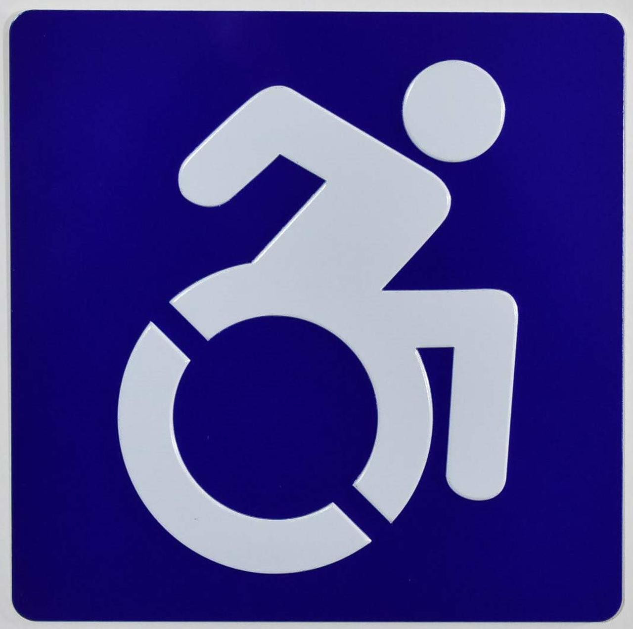 ADA-International Symbol of Accessibility (ISA) Sign Tactile Signs