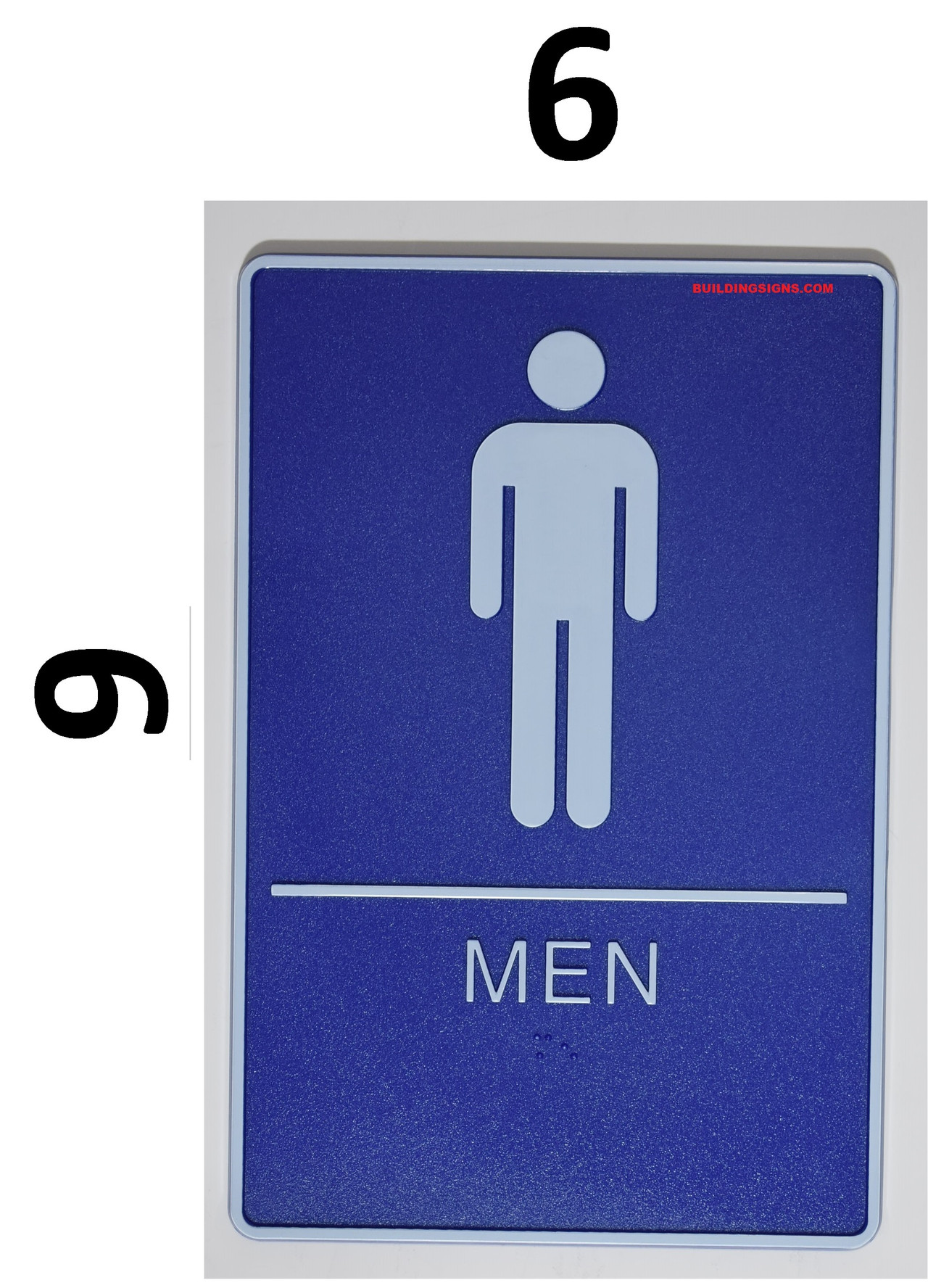 Gender Neutral Symbols Restroom Wall Sign Tactile Signs