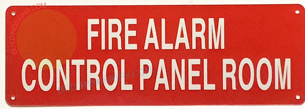 FIRE Alarm Control Panel Sign