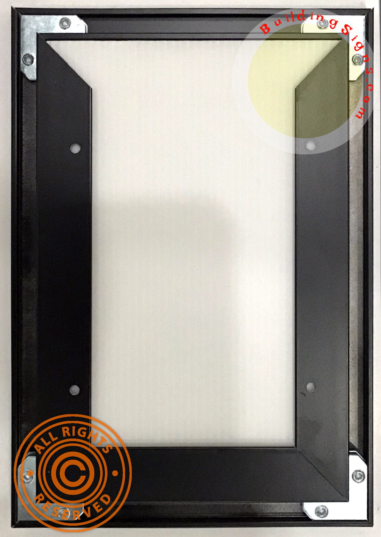 inspection Frame 6X9 (BLACK,Heavy Duty - Aluminum)