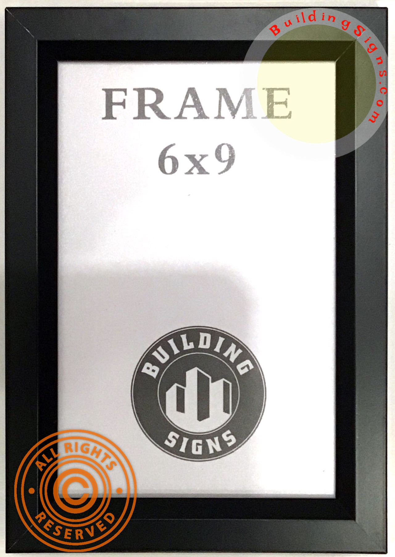 inspection Frame 6X9 (BLACK,Heavy Duty - Aluminum)