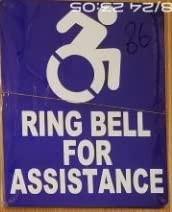 ADA-International Symbol of Accessibility (ISA) Sign Tactile Signs
