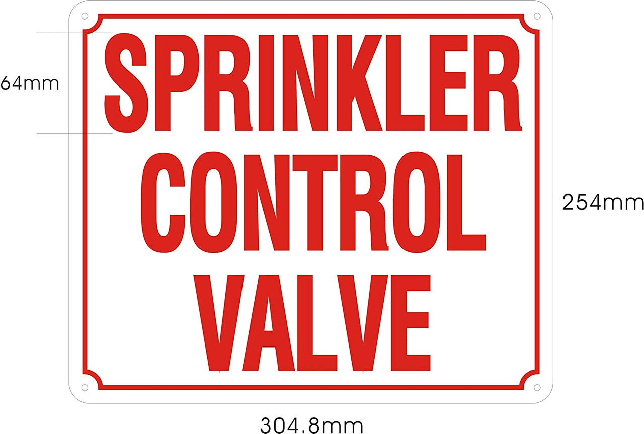 Main Electrical Sprinkler Riser Sign
