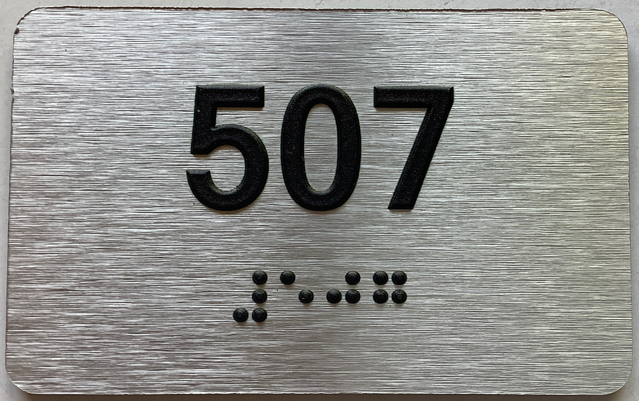 Apartment number 507 sign -Unit Number 507 sign / Suite 507 sign ...