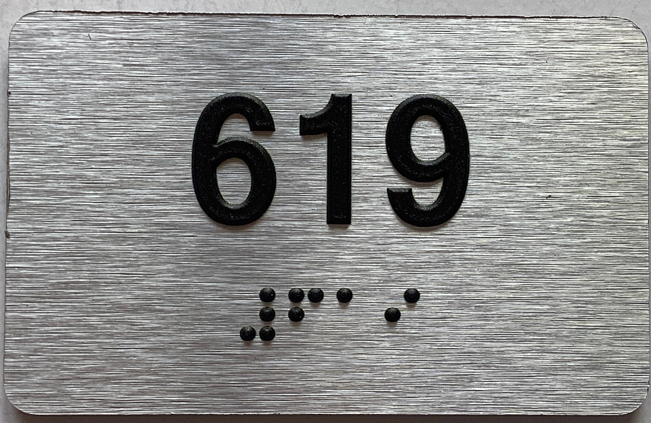 Apartment number 619 sign -Unit Number 619 sign / Suite 619 sign ...