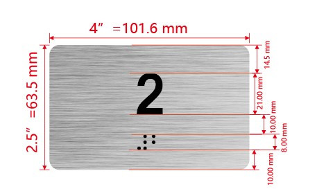 Apartment number 8 sign -Unit Number 8 sign / Suite 8 sign ( silver ...