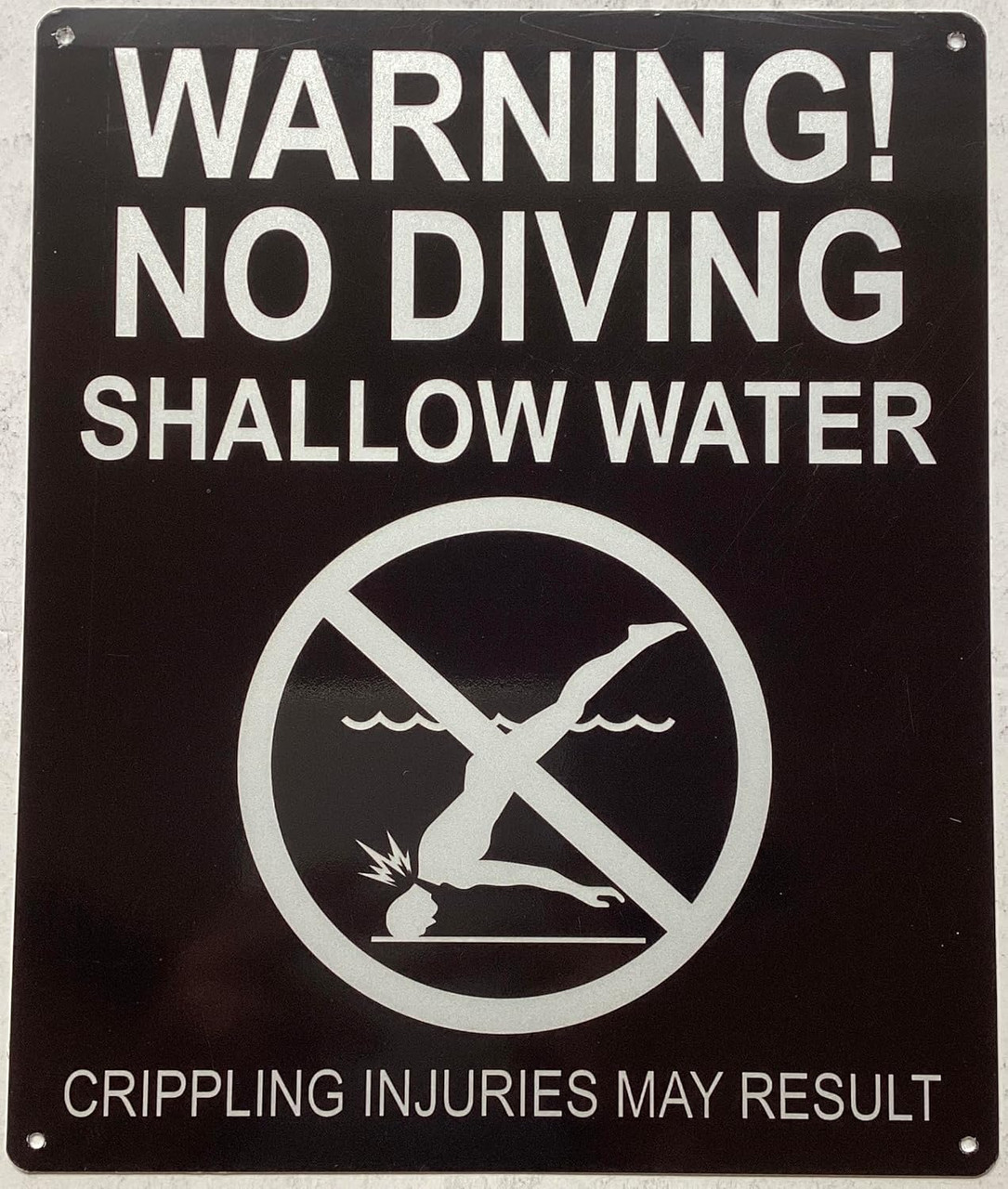 Shallow Water Sign