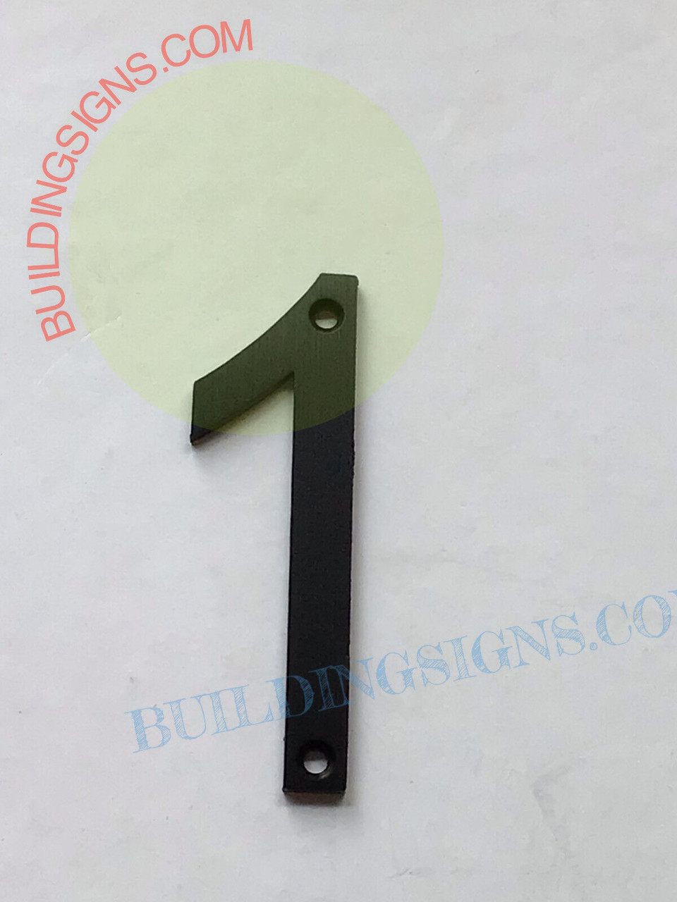 Apartment number 1 sign - Apartment number 1 sign ( Black Aluminum, 3 ...