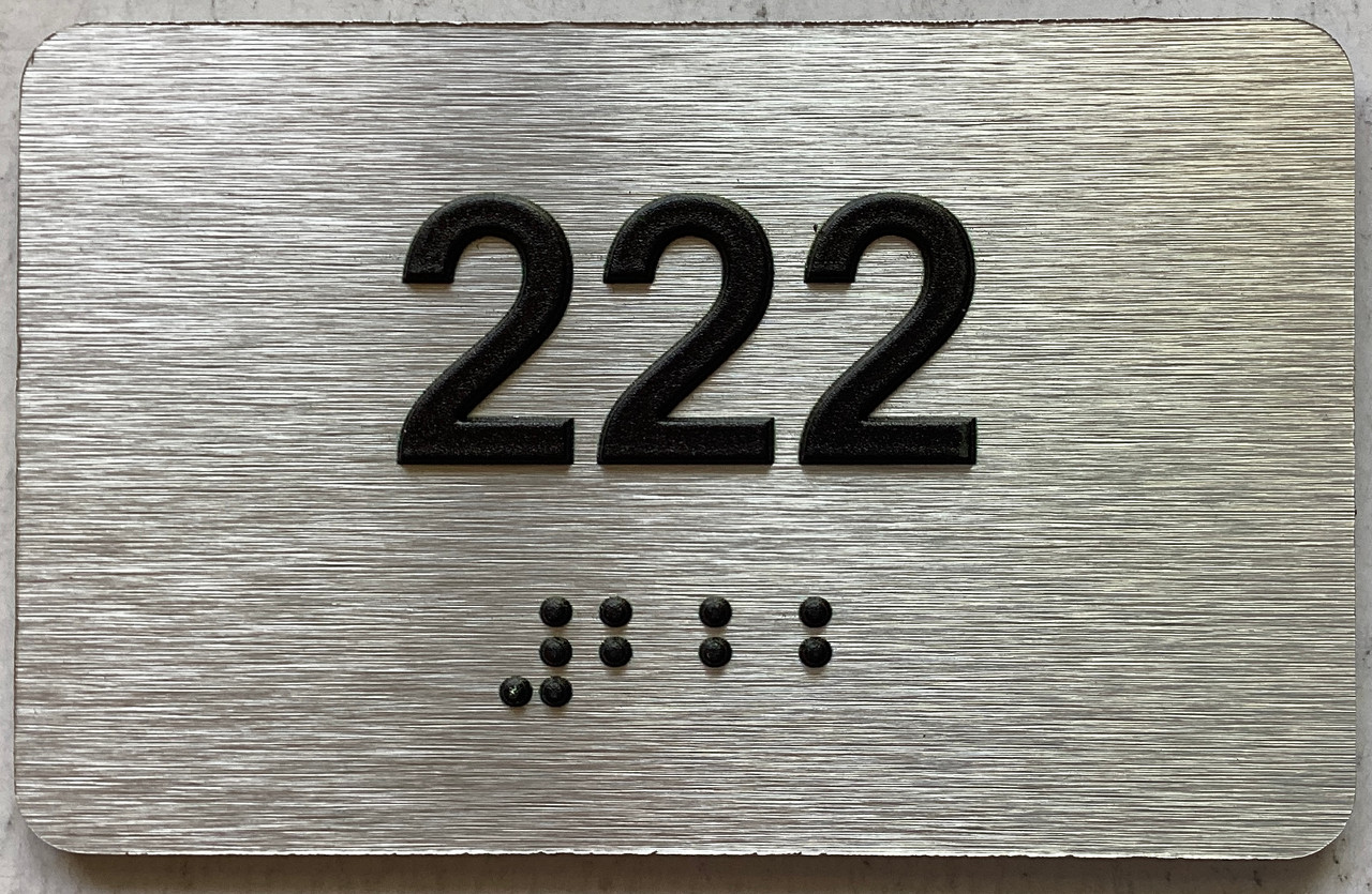 Apartment number 222 sign -Unit Number 222 sign / Suite 222 sign ...